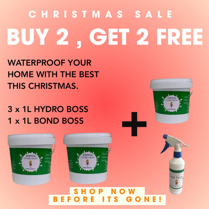 HydroBoss™ – Waterproofing Sealing Agent (2L + 2L FREE ) – Bond Boss